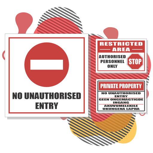 No Entry Signs | SABS Compliant Access Restriction Signs
