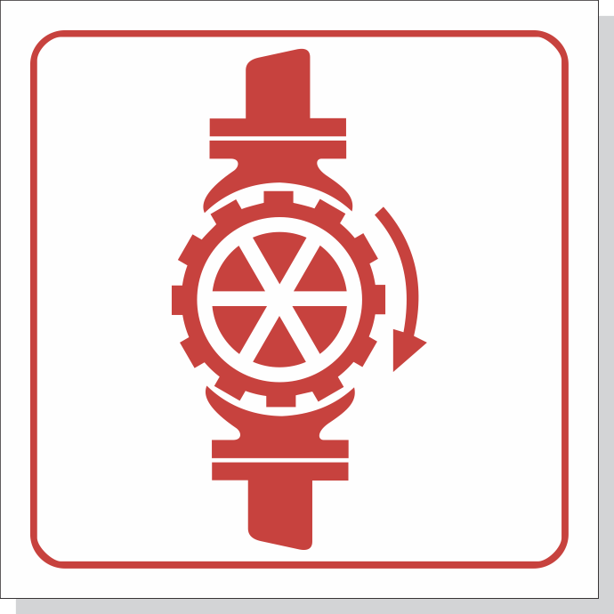 FB1 - SABS Location of fire fighting equipment (red arrow) safety sign ...