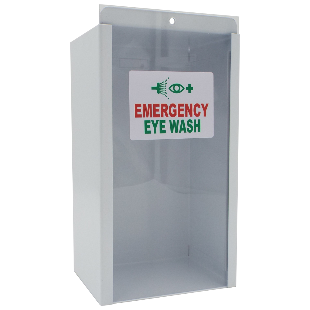 Eye Wash Station - Metal Box - Complete - Sodium Chloride