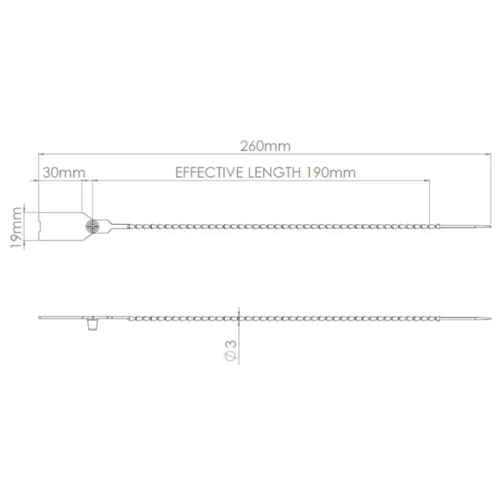 Tamper Proof Safety Seal - Colour Yellow