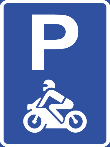 R307-P - Motor Cycle Parking Reservation Road Sign | Safety Signs ...