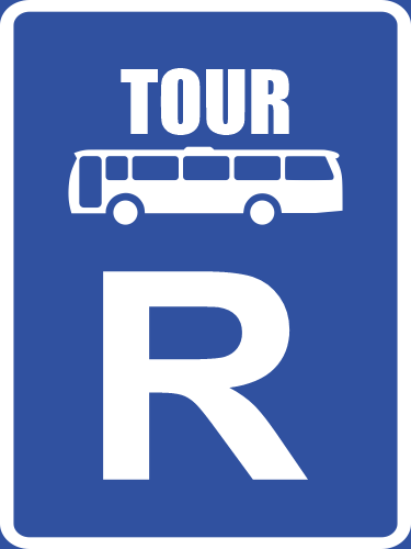 R319 - Tour Bus Reservation Road Sign | Safety Signs & Equipment