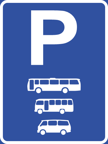 R333-P - Bus, Midi-Bus & Mini-Bus Parking Reservation Road Sign ...