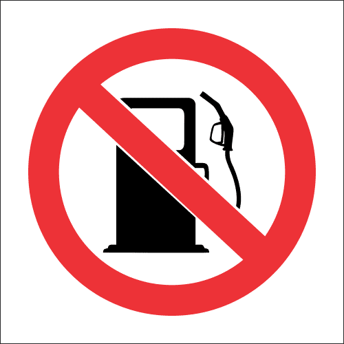 PR28 - No Fuel Sign | Safety Signs & Equipment