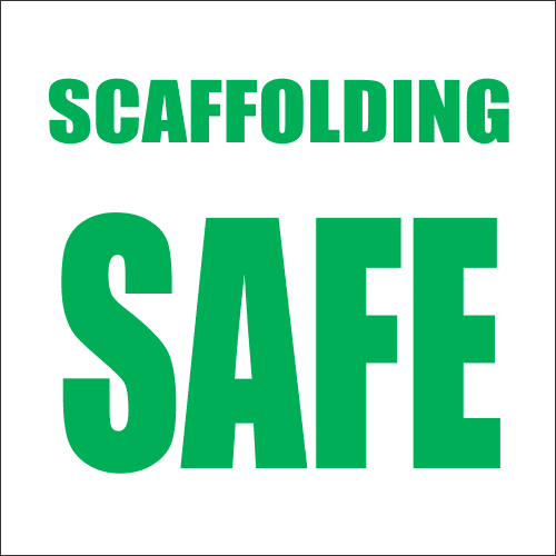 SC1 - Scaffolding Safe Sign | Safety Signs & Equipment