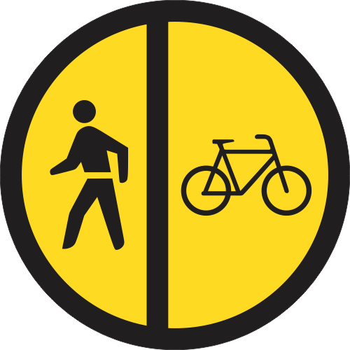 TR115 - Temporary Pedestrians & Cyclists Only Road Sign | Safety Signs ...