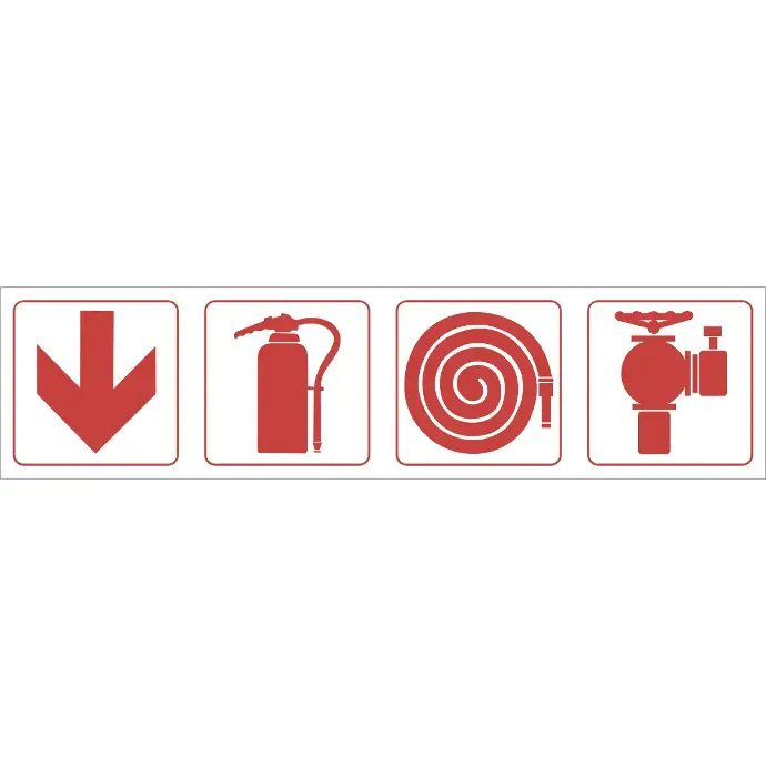 FR77 - Location Of Fire Fighting Equipment Safety Sign | Safety Signs ...