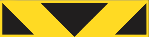 TW415 - Temporary Overhead Danger Plate Road Sign | Safety Signs ...