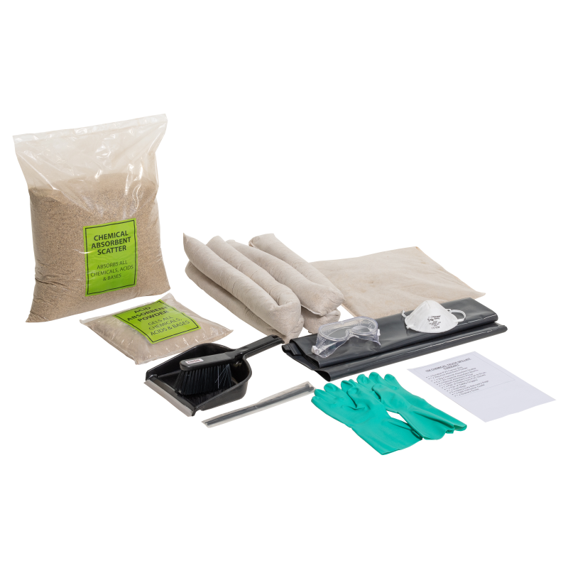 75L Chemical/Acid PVC Bag Spill Kit - Refill | Safety Signs & Equipment
