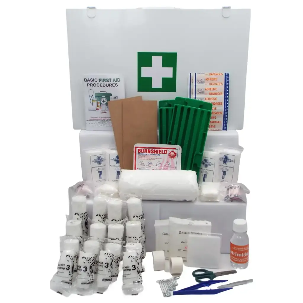 Regulation 3 First Aid Kit – Metal Box for Workplace Safety