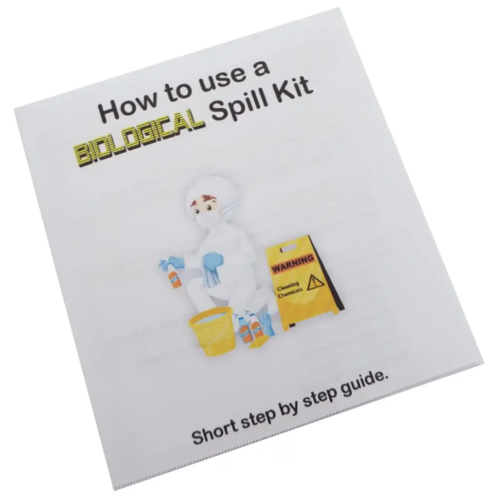 How to Use a Biological Spill Kit Booklet for Safe Response