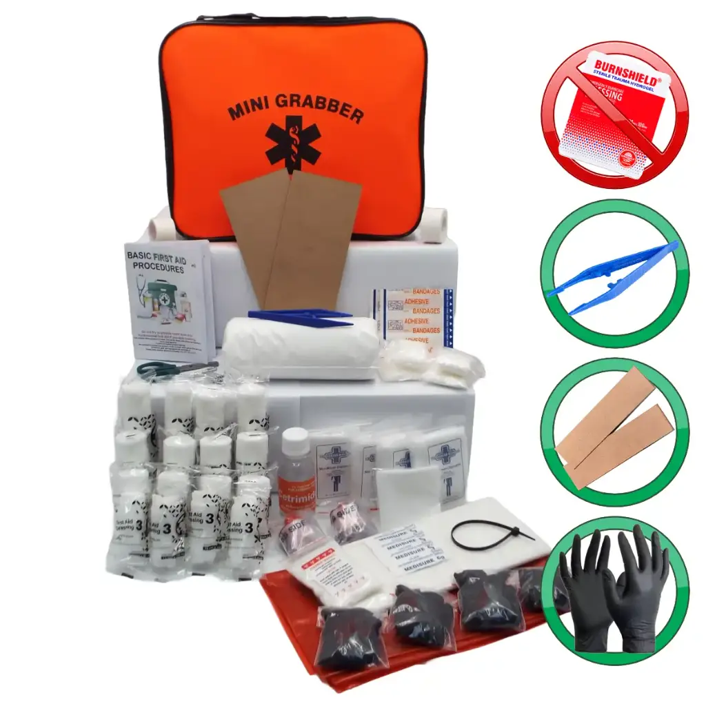 Regulation 7 Factory First Aid Kit & Mini Grabber Bag