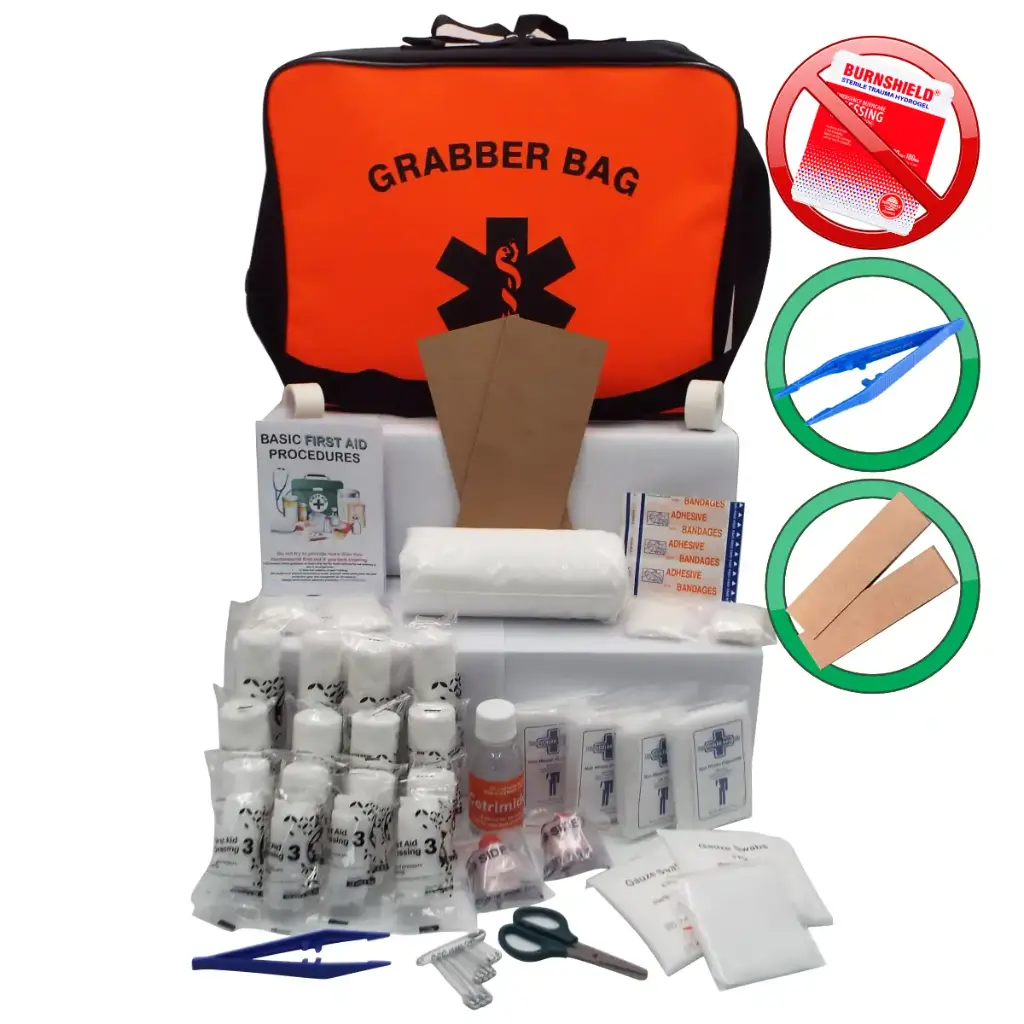 Regulation 3 First Aid Kit complete with Grabber First Aid Bag