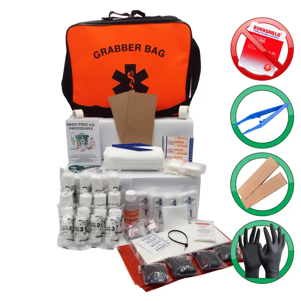 Regulation 7 Factory First Aid Kit & Grabber Bag - Gov Specs