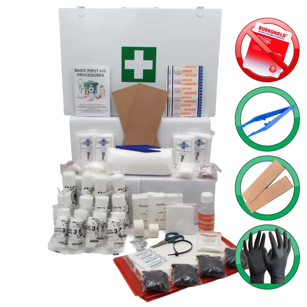 Regulation 7 First Aid Kit - Compliant Metal Box for Factories