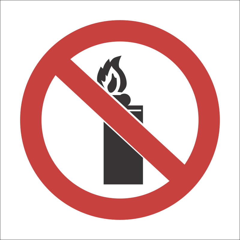 PV26 - SABS Lighters not allowed safety sign | Safety Signs & Equipment