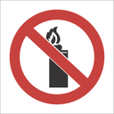 PV26 - SABS Lighters not allowed safety sign | Safety Signs & Equipment