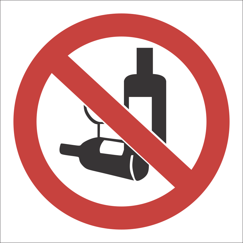 PV22 - SABS No alcohol allowed safety sign | Safety Signs & Equipment