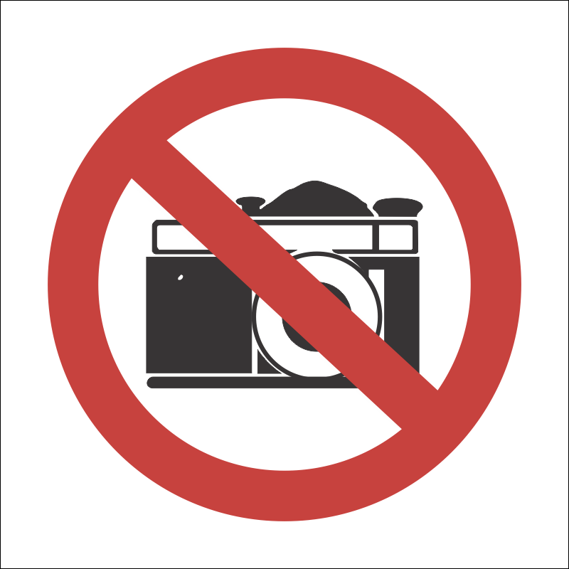 PV21 - SABS No cameras safety sign | Safety Signs & Equipment