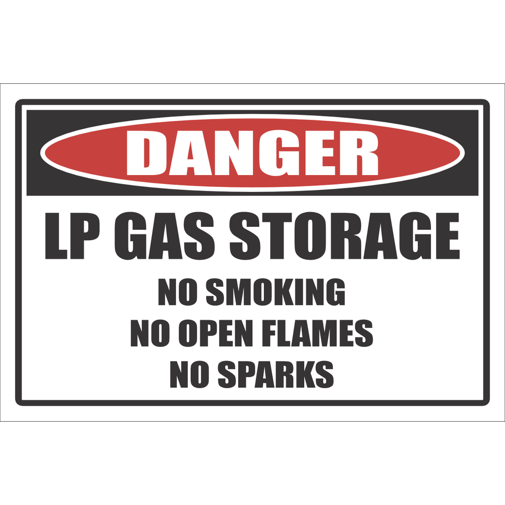 LP Gas Storage Danger Sign - DG11