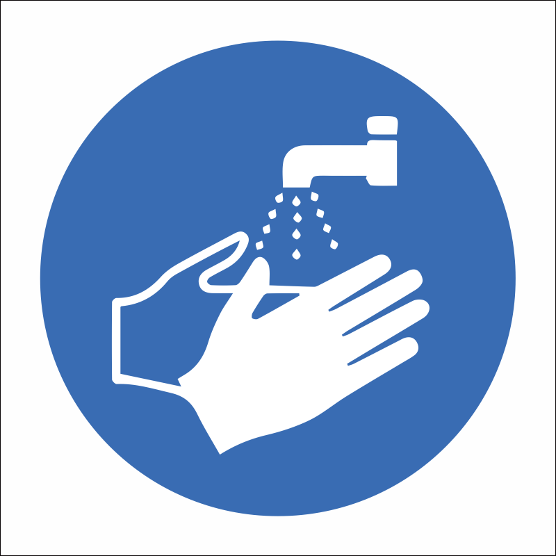 MV30 - SABS Wash hands safety sign | Safety Signs & Equipment
