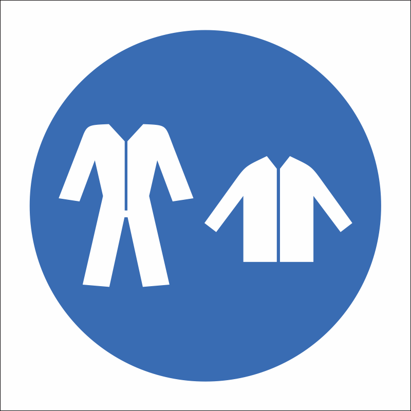 MV29 - SABS Protective clothing safety sign | Safety Signs & Equipment