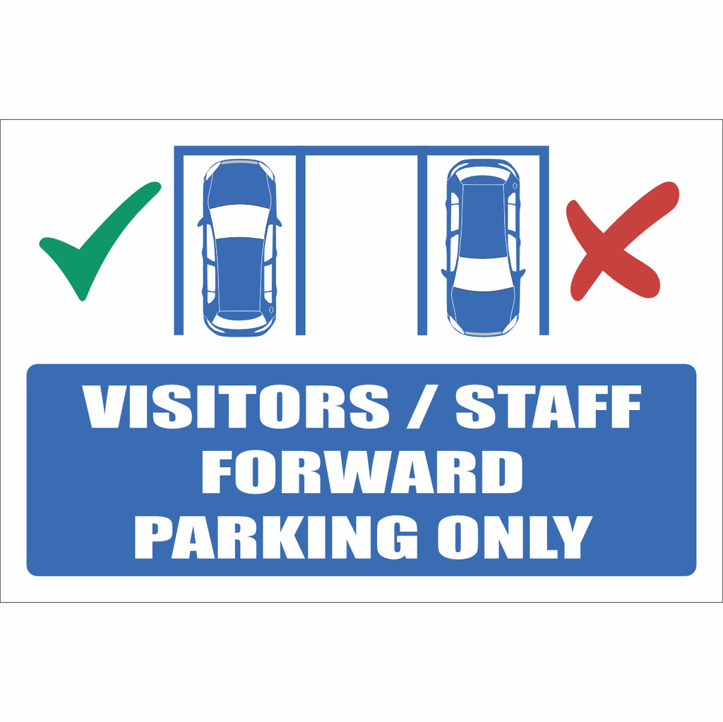 MA41 - Forward Parking Only Sign
