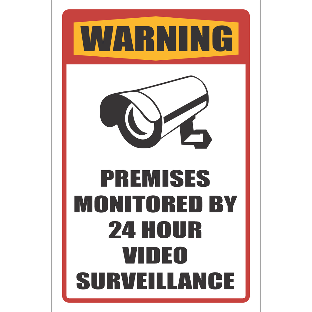Premises Monitored Security Sign - SE104