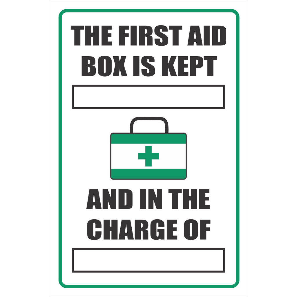 First Aid Box Kept By Sign - FA81