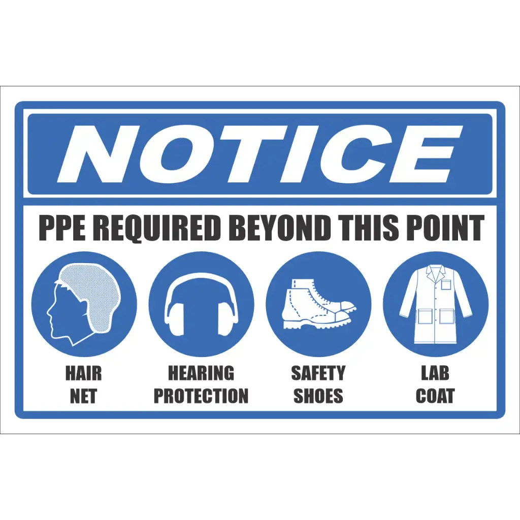 NT22 - PPE Notice Sign | Safety Signs & Equipment