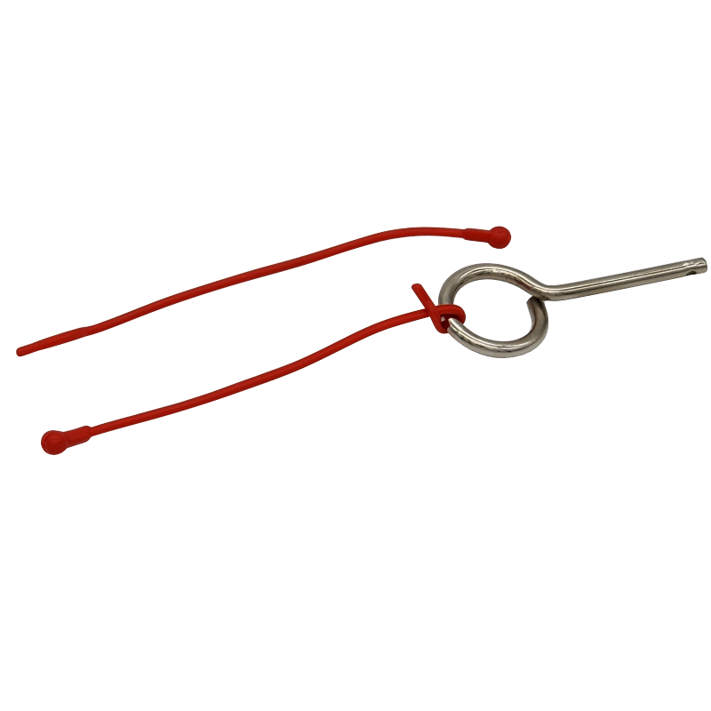 DCP Fire Extinguisher Safety Pin Strap - Red