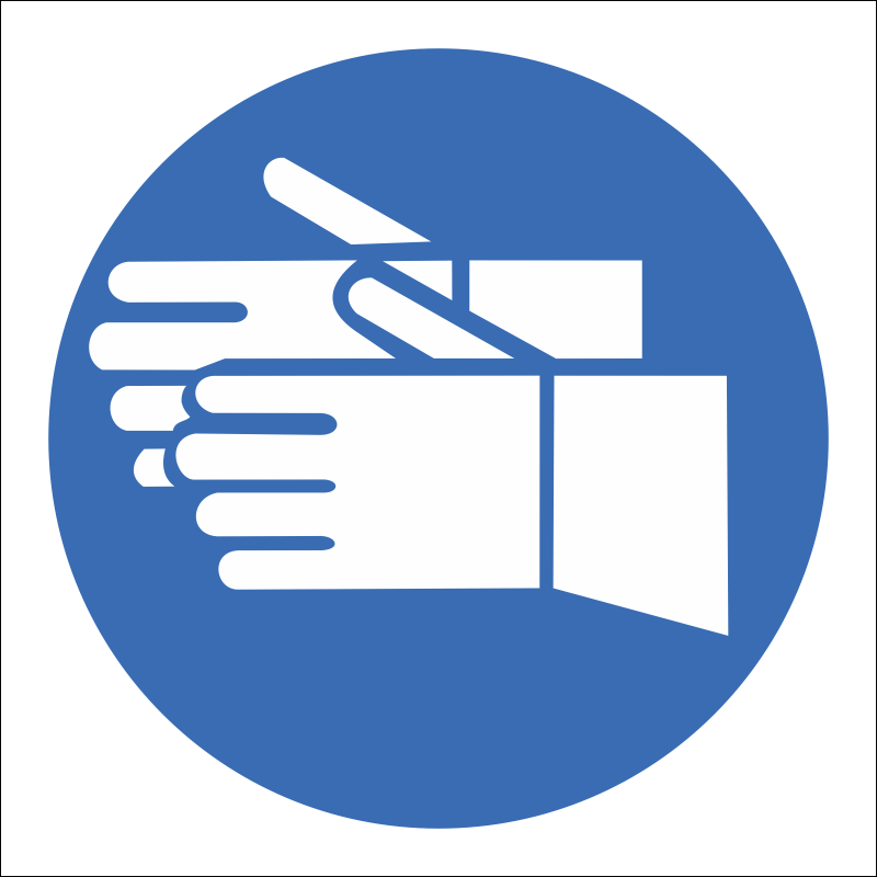 MV5 - SABS Hand protection safety sign | Safety Signs & Equipment
