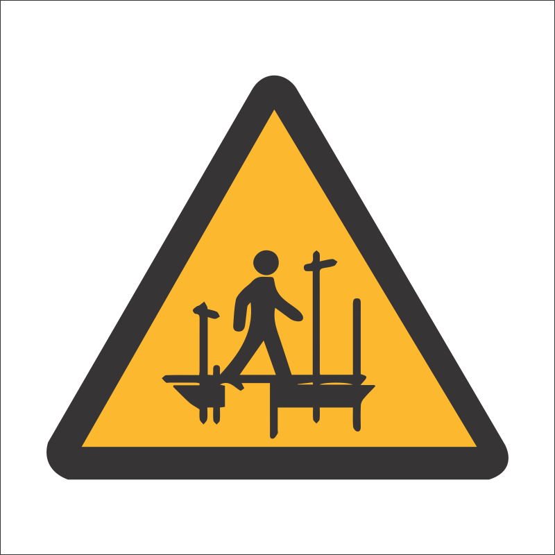 WW46 - SABS Scaffolding incomplete safety sign | Safety Signs & Equipment