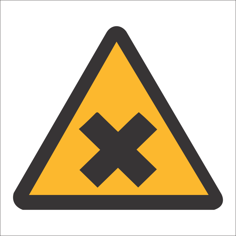 WW44 - SABS Harmful chemicals safety sign | Safety Signs & Equipment WW44 - SABS Harmful chemicals safety sign | Safety Signs & Equipment