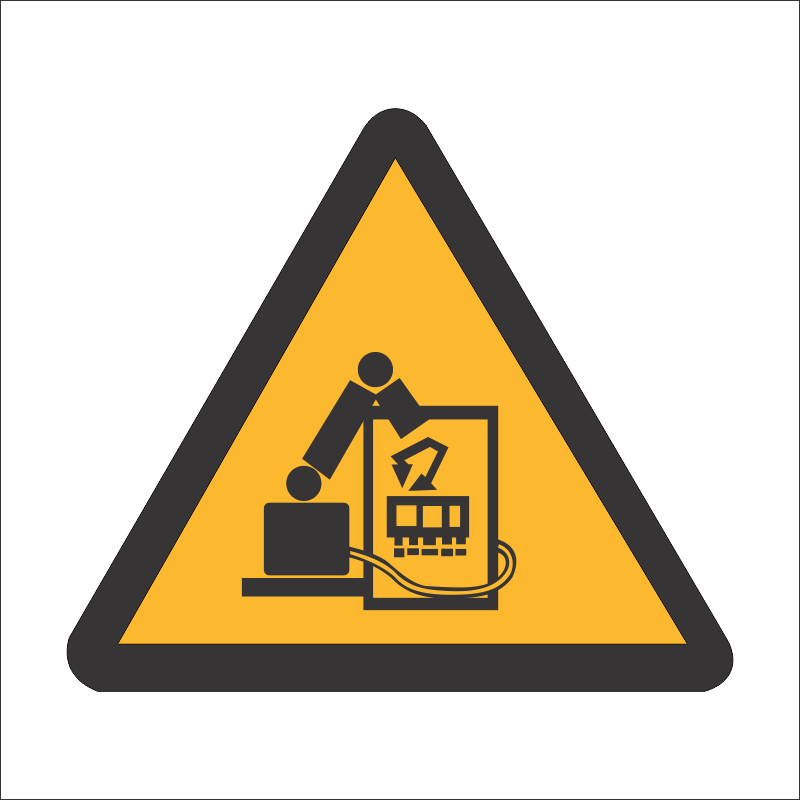 WW34 - SABS Beware of robot safety sign | Safety Signs & Equipment