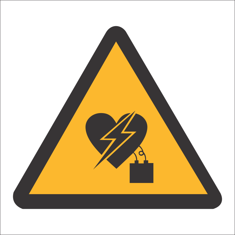WW27 - SABS Electric interference pacemaker sign | Safety Signs & Equipment