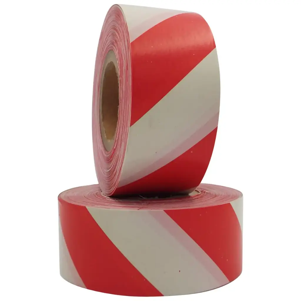 Red/White Barrier Tape | Safety Signs & Equipment
