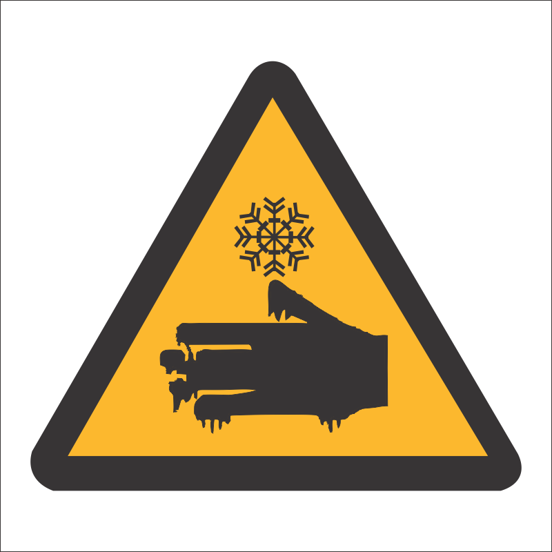 WW18 - SABS Cold Burns Safety Sign | Safety Signs & Equipment WW18 - SABS Cold Burns Safety Sign | Safety Signs & Equipment