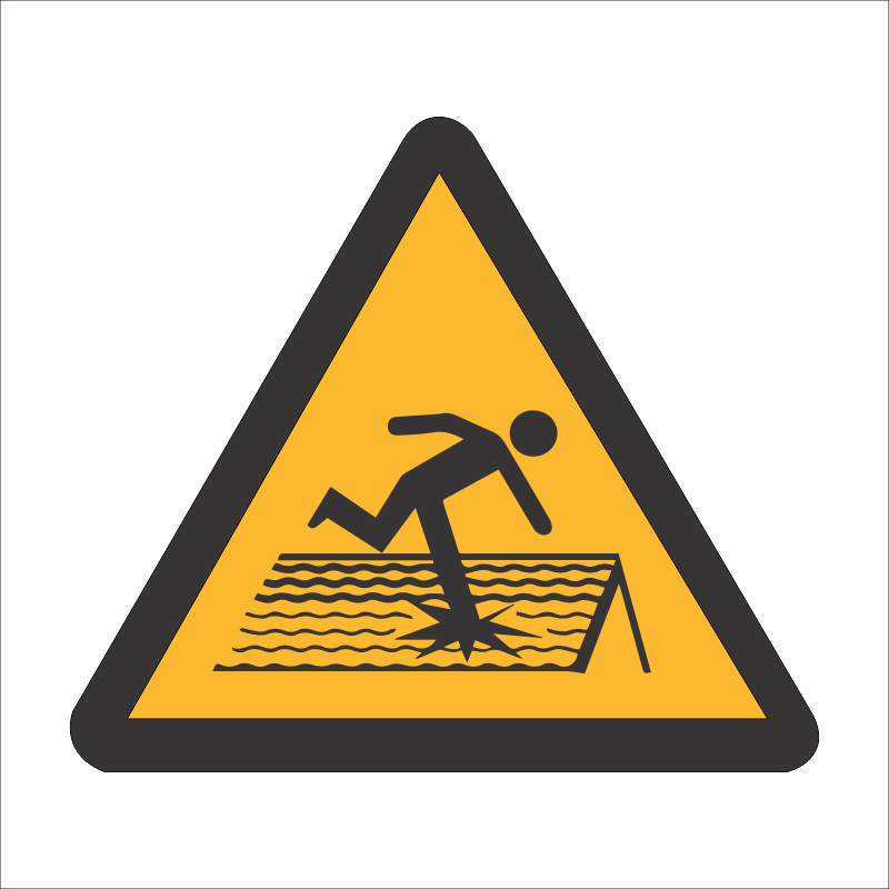 WW10 - SABS Fragile surface safety sign | Safety Signs & Equipment