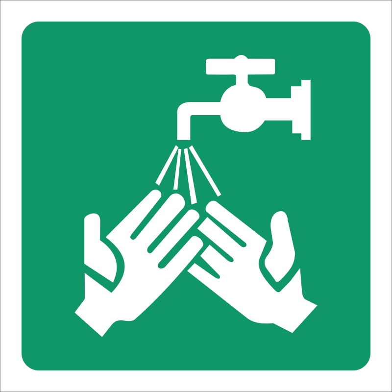 GA27 - SABS Tap for washing hands safety sign | Safety Signs & Equipment