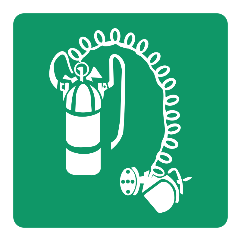 GA24 - SABS Breathing apparatus safety sign | Safety Signs & Equipment