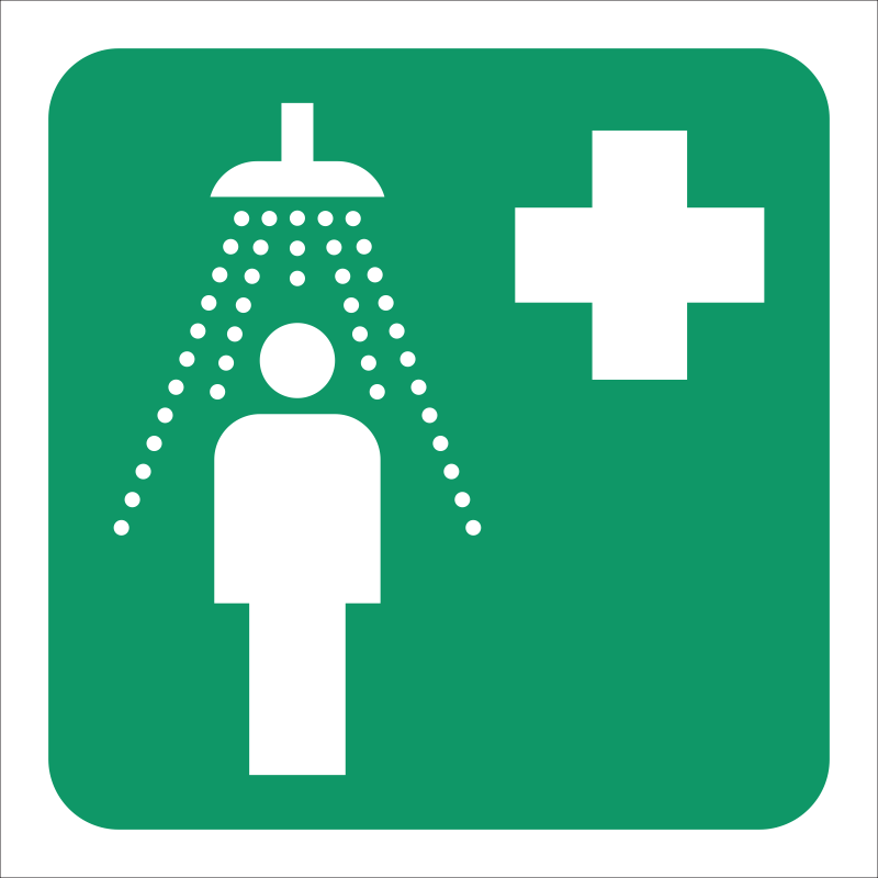 GA20 - SABS Safety shower safety sign | Safety Signs & Equipment
