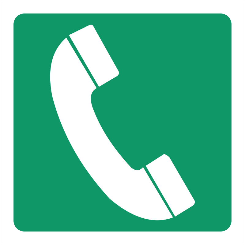 GA13 - SABS Telephone safety sign | Safety Signs & Equipment