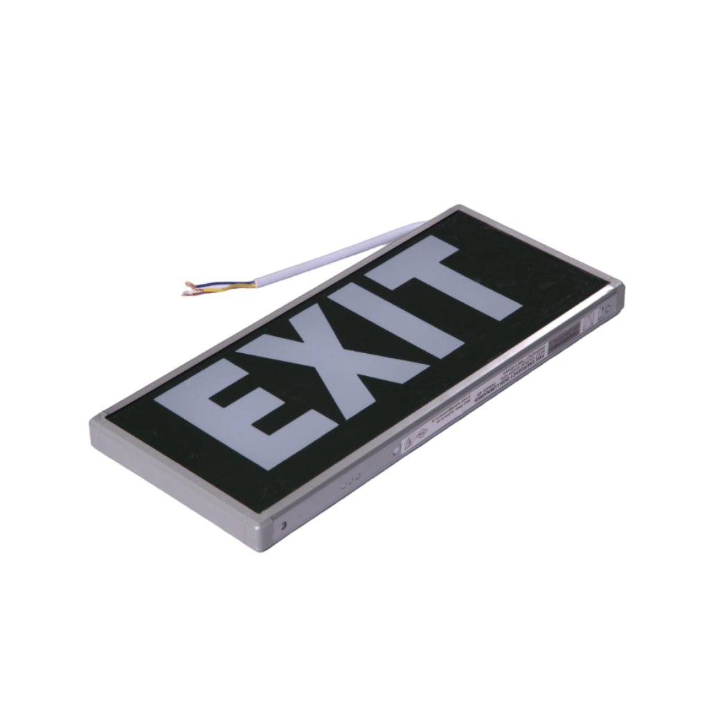 LED - Double-Sided Emergency Exit Sign 4W- Battery Back up | Safety ...