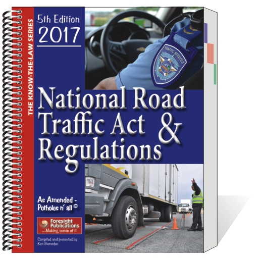 National Road Traffic Act & Regulations Book | Safety Signs & Equipment