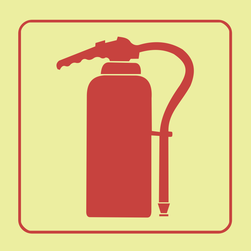 F28 - SABS Fire extinguisher photoluminescent safety sign | Safety ...