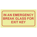 F42 - SABS Smoke control doors photoluminescent safety sign | Safety ...