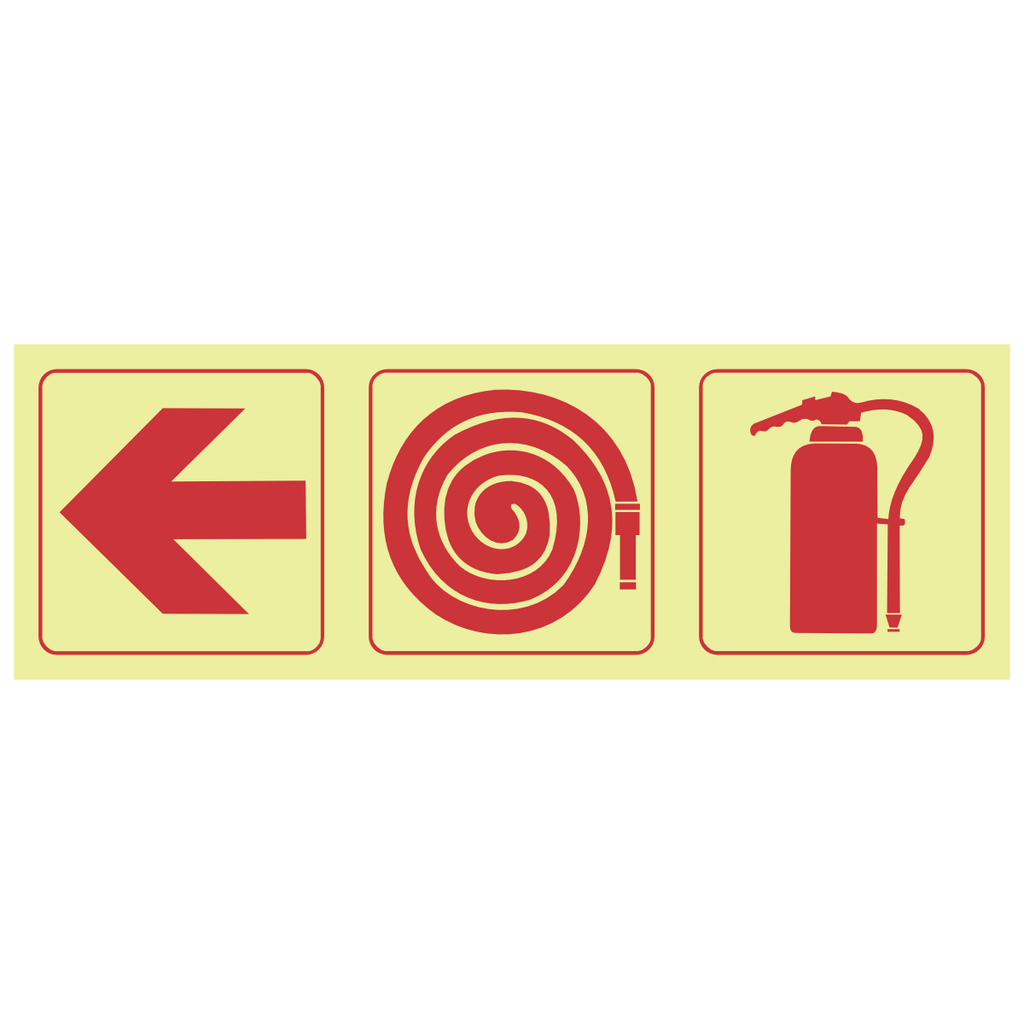 F5 - SABS Arrow left, fire hose reel, fire extinguisher ...