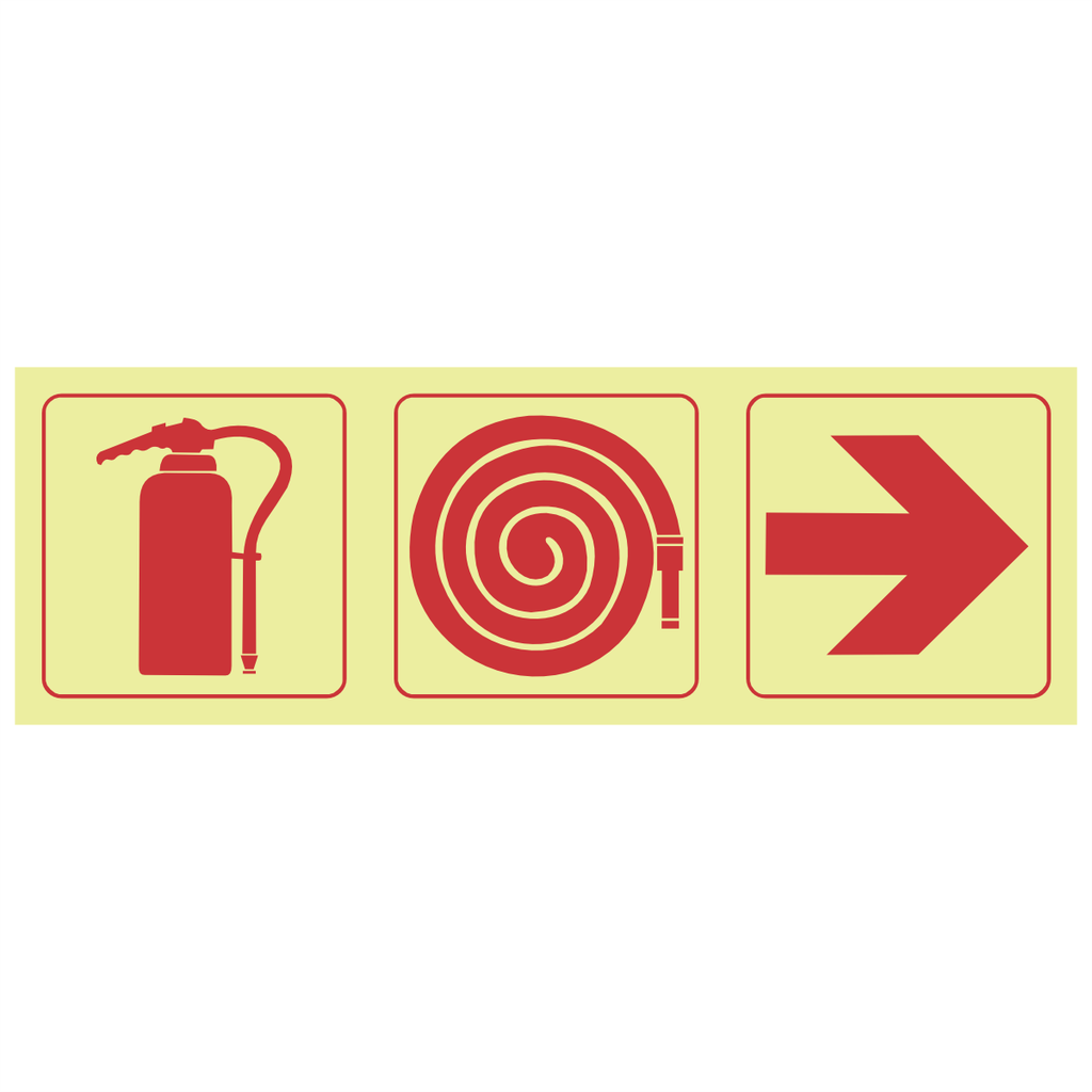 F6 - SABS Fire extinguisher, fire hose reel, arrow right ...