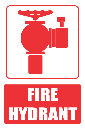 FB4 - SABS Fire Hydrant Safety Sign | Safety Signs & Equipment